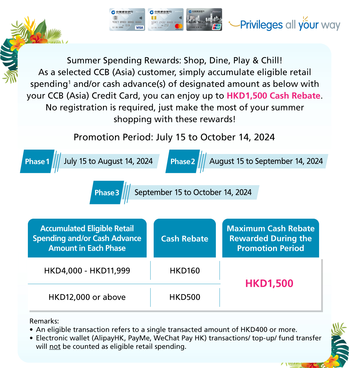 CCB(Asia)Credit Card