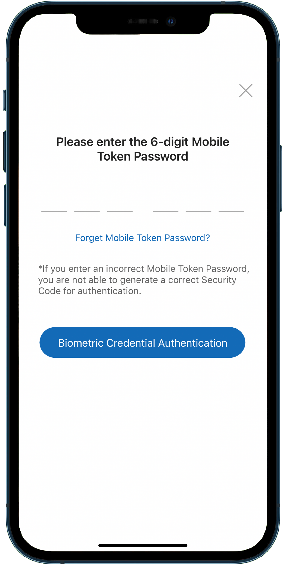 Mobile Token and Biometric Credential Authentication Service | e ...