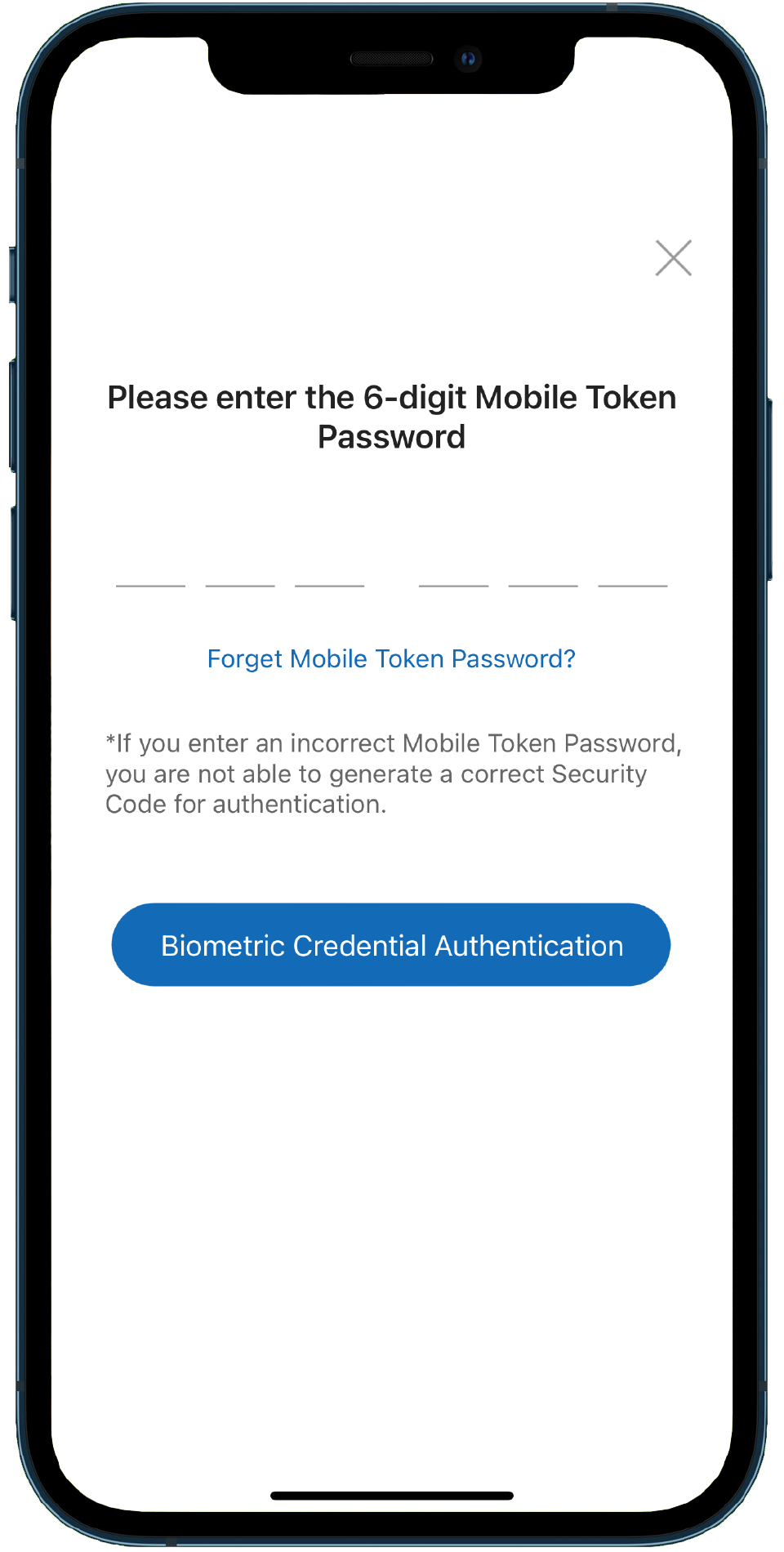 Mobile Token and Biometric Credential Authentication Service | e ...